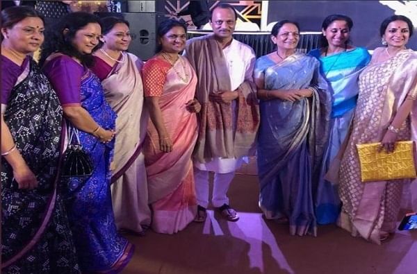 PHOTO : अजित पवारांना 8 बहिणींकडून बर्थडे गिफ्ट - Marathi News | Ajit ...