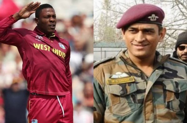 सॅल्युटच्या स्टाईलने जगभरात चर्चेत असणाऱ्या खेळाडूचा धोनीला सलाम ...