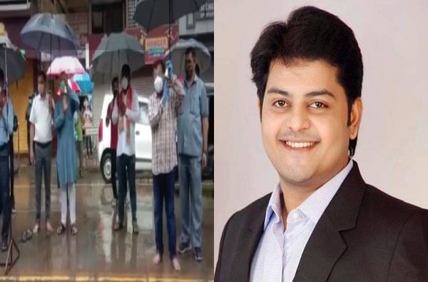 राजकारण करण्यासाठी घंटा नाद आंदोलन, शिवसेना नगरसेवक दीपेश म्हात्रेंची ...