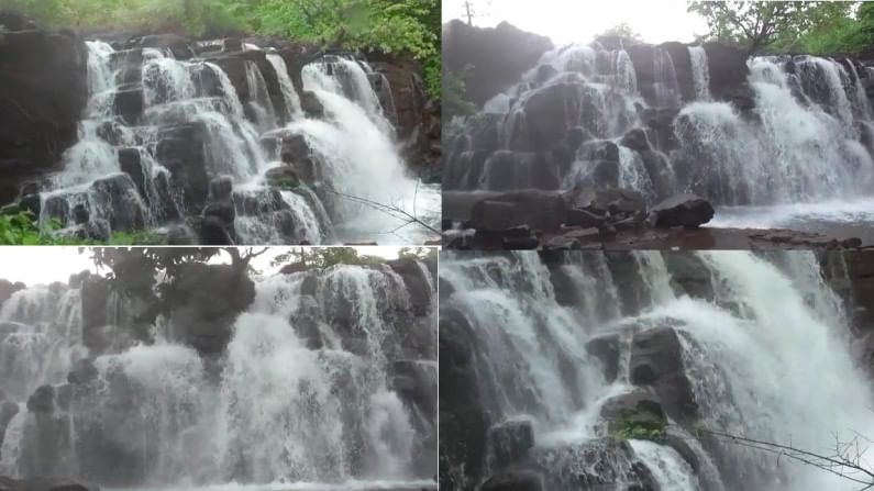 PHOTO | कणकवलीतील सावडाव धबधबा फेसाळला, लॉकडाऊनमुळे पर्यटकांचा मात्र ...