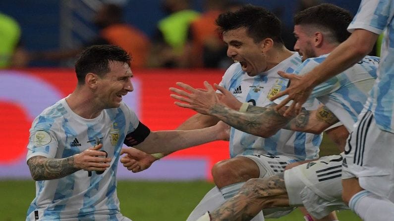Copa America Final Winner : विजयानंतर अर्जेंटीना संघाचा जल्लोष ...