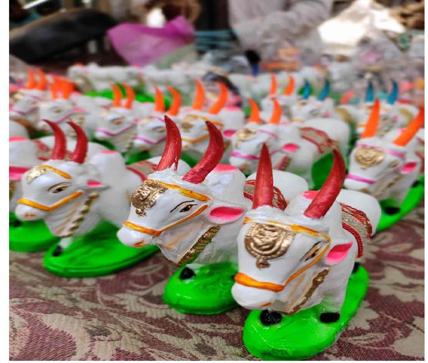 यंदा बाजारात रेखीव बैलजोडी, शिंगही नाजूक पण मजबूत, मागील वर्षी घरी ...