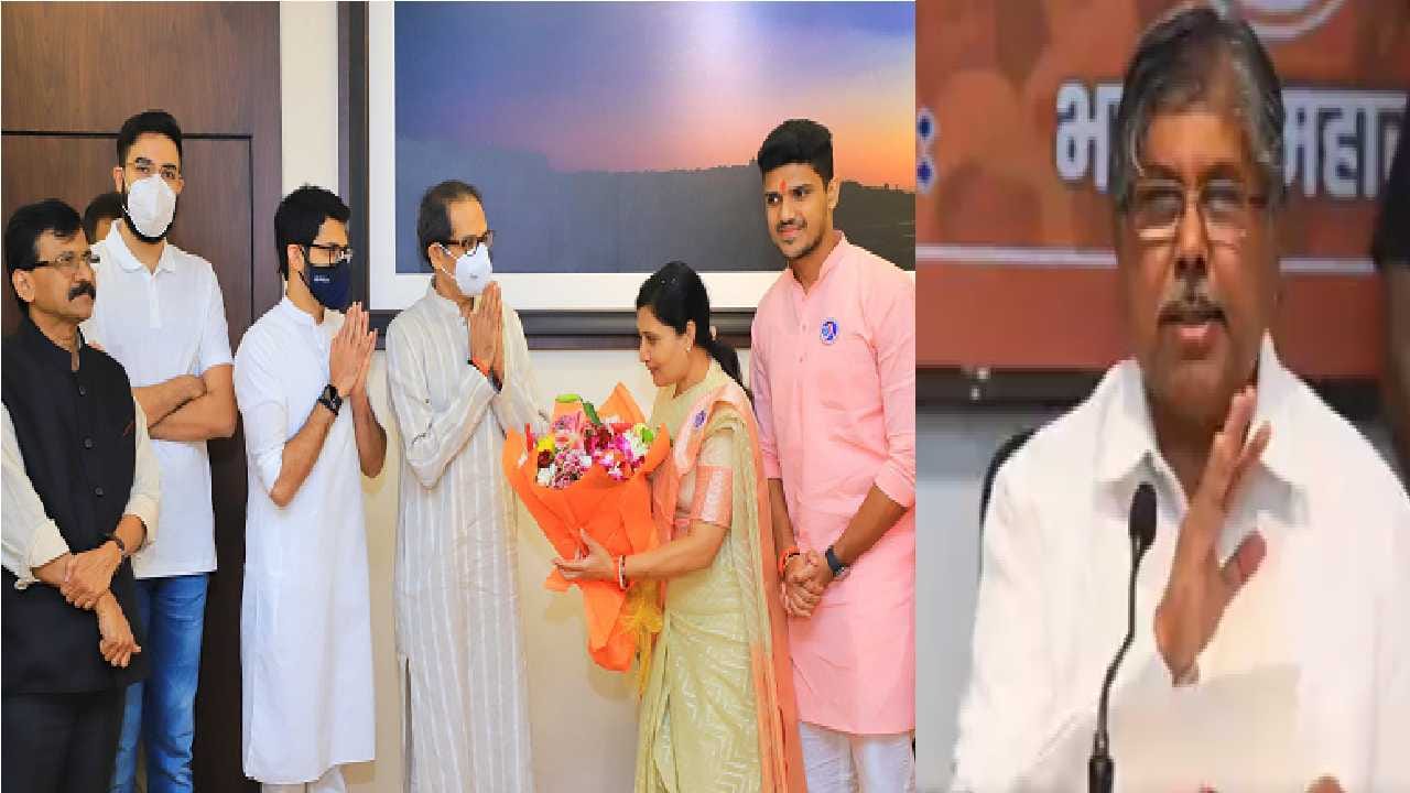 राऊत म्हणाले, 'दादर ते दादरा शिवसेनेचा भगवा', चंद्रकांत पाटील म्हणतात ...