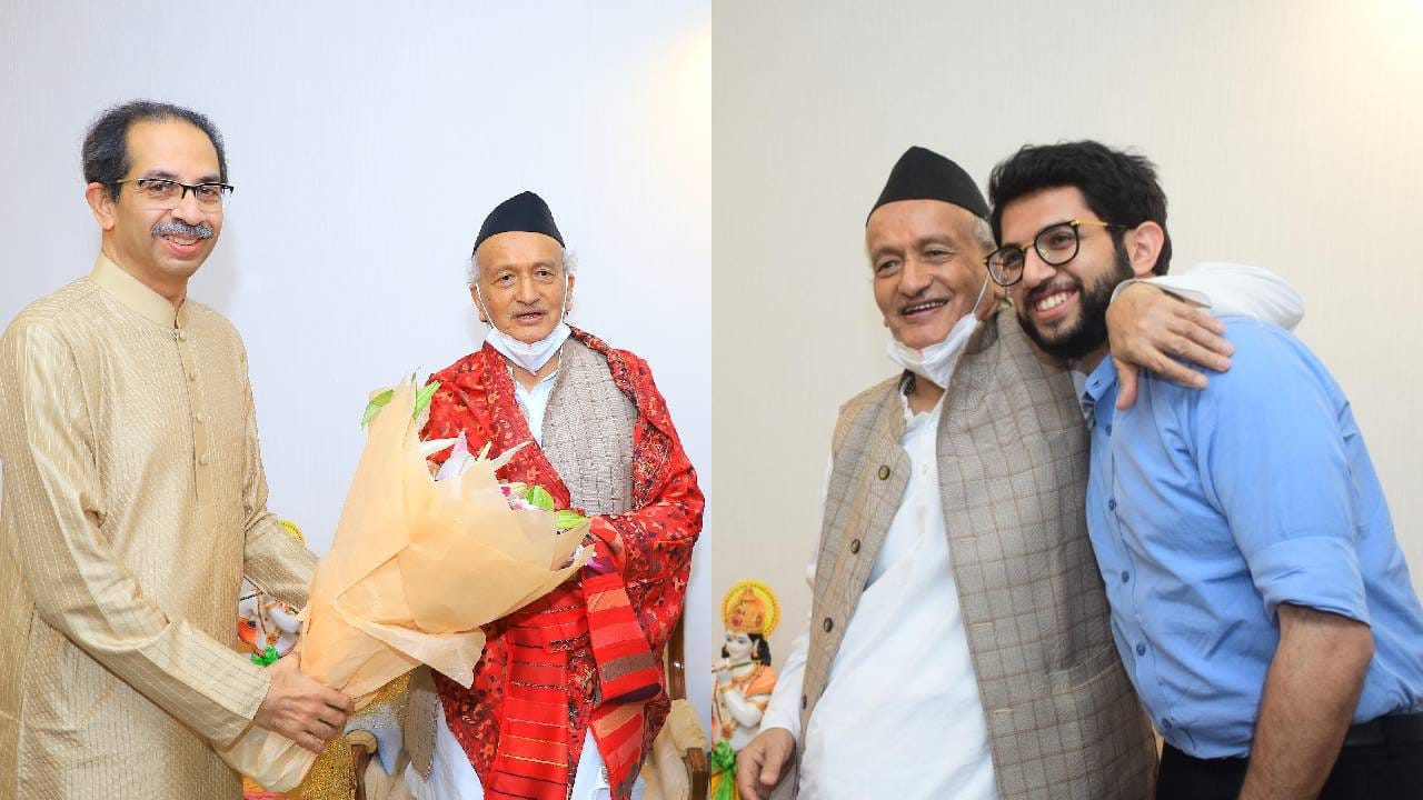 Cm Uddhav Thackeray : राज्यपालांना आदित्य ठाकरेंची "जादू की झप्पी", मुख्यमंत्र्यांनीही दिल्या ...