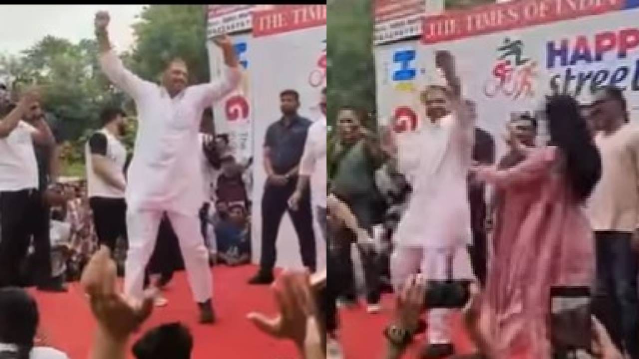 Sunil Kedar Dance Video : नागपुरात मंत्री सुनील केदारांनी धरला ठेका ...