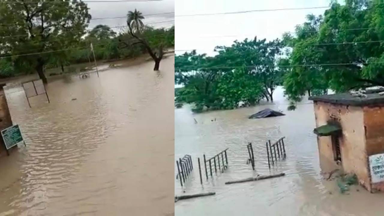 Wardha Flood : वर्ध्यात पावसामुळे अनेक गावांना पुराचा वेढा, शाळा ...