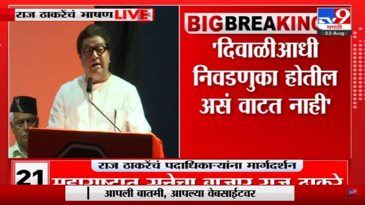 "तुमचे चोचले खूप पुरवले, झालं तेवढं खूप झालं" राज ठाकरेंचा मनसैनिकांना ...