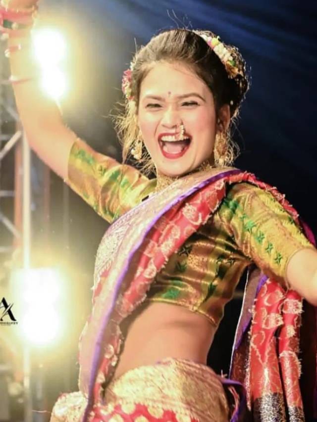 सबसे कातिल गौतमी पाटीलचा उस्मानाबादमध्ये जलवा, डान्स पाहून चाहते चढले ...