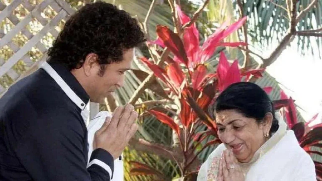 Lata Mangeshkar : लता दीदी यांच्या आठवणीत सचिन तेंडुलकर भावूक, पोस्ट ...