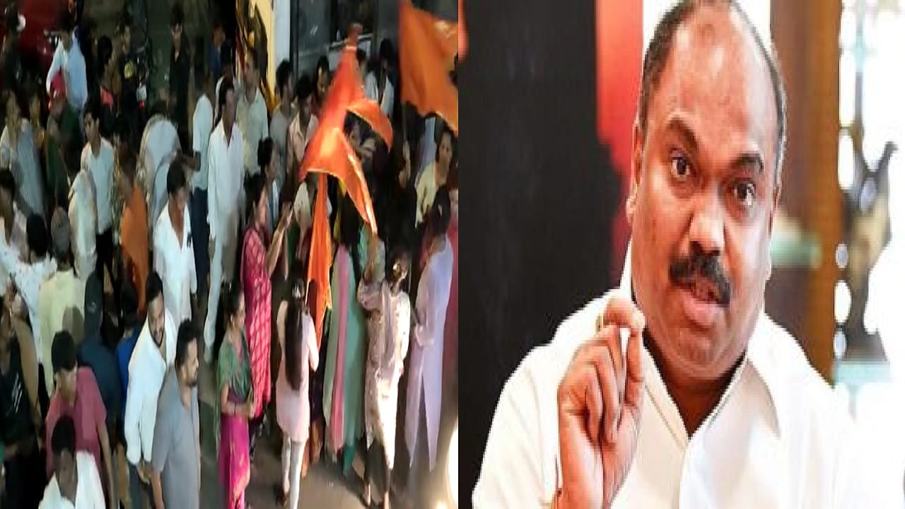 Shiv Sena | अनिल परब यांच्या घराबाहेर शिंदेंच्या कार्यकर्त्यांचा जल्लोष ...