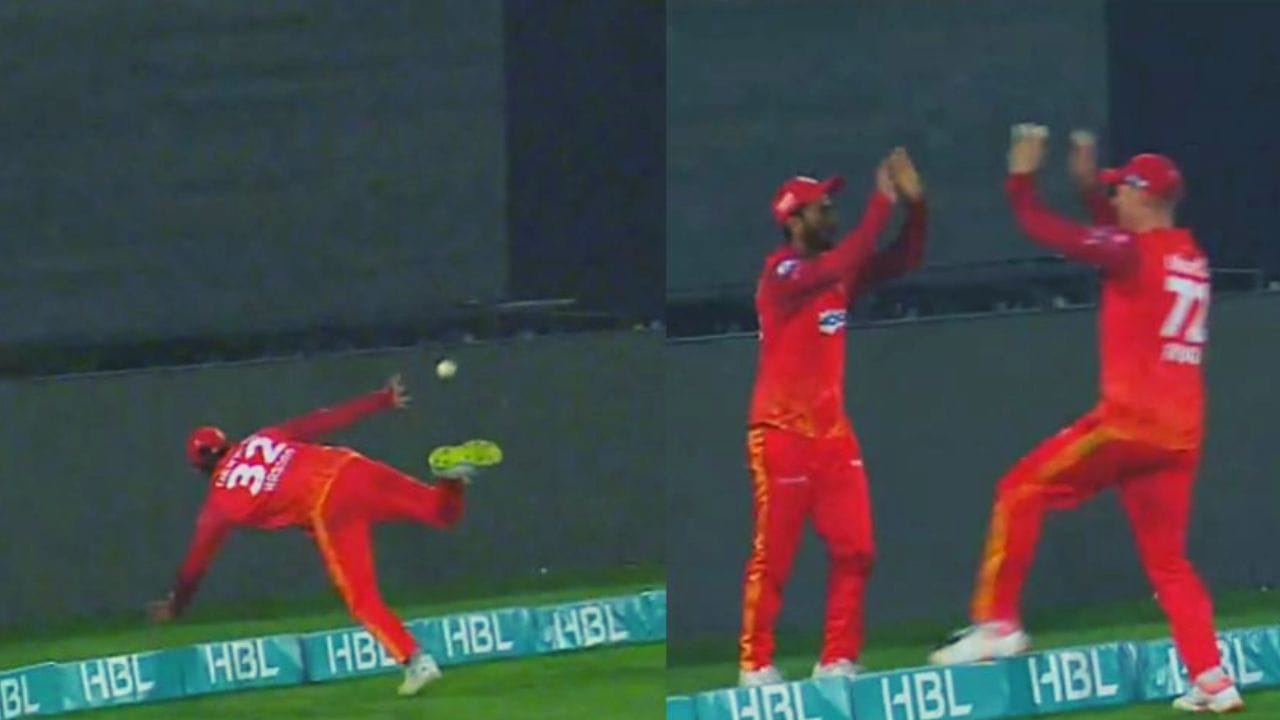 PSL : पाकिस्तान संघाच्या 'या' खेळाडूने घेतला खरतनाक कॅच, पाहा Video ...