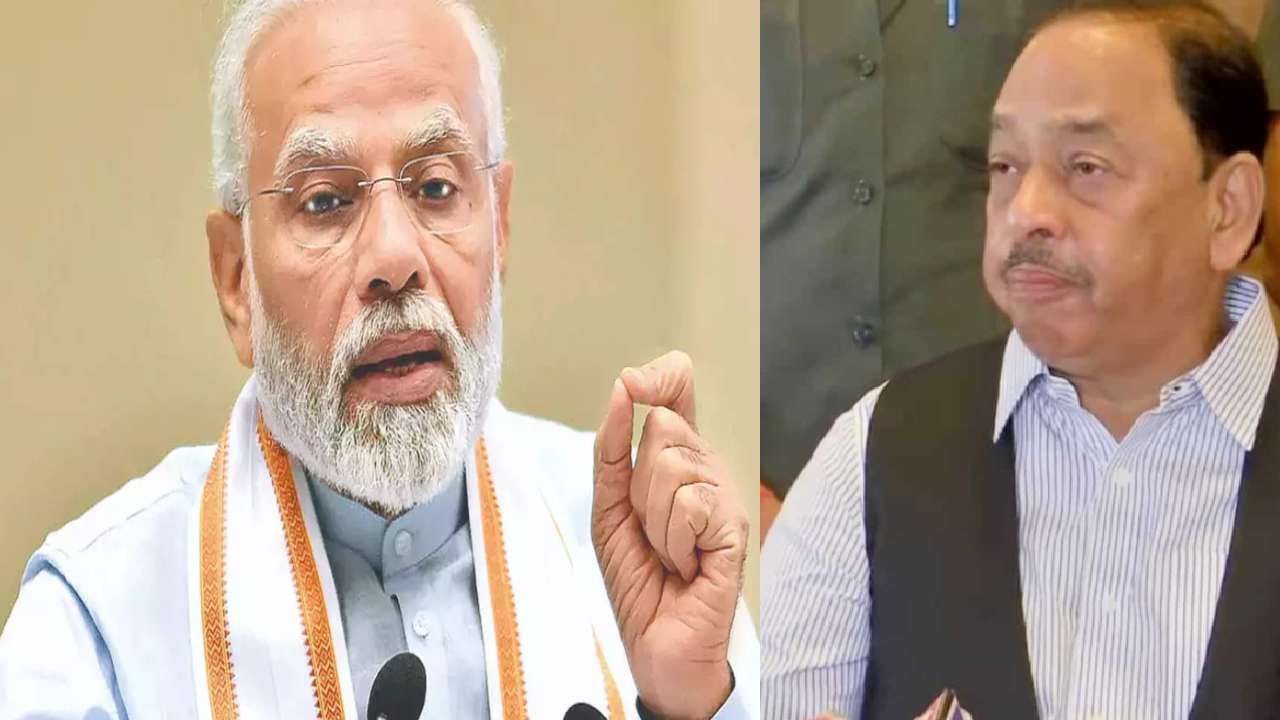 कोण म्हणतं नारायण राणे यांचं मंत्रिपद जाणार? खुद्द पंतप्रधान नरेंद्र ...