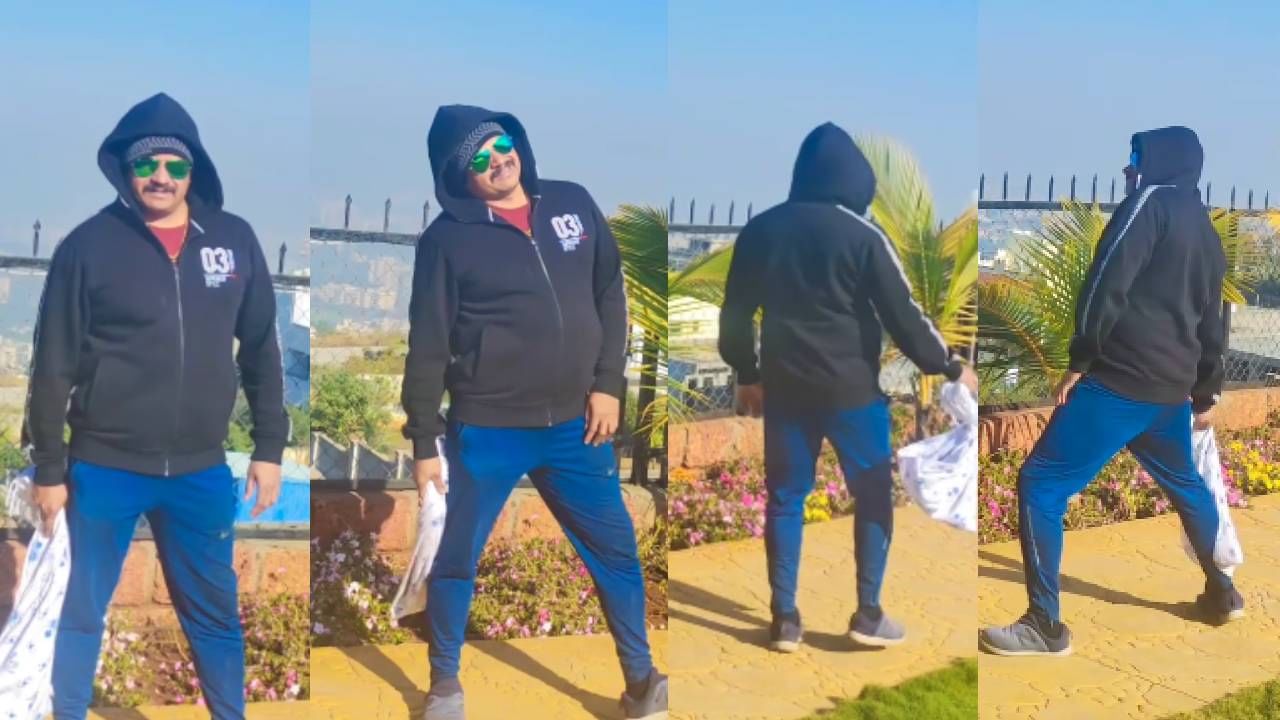 Video : अंगात हुडी, डोळ्याला गॉगल; 'श्रीवल्ली' गाण्यावर मनसे नेते वसंत ...