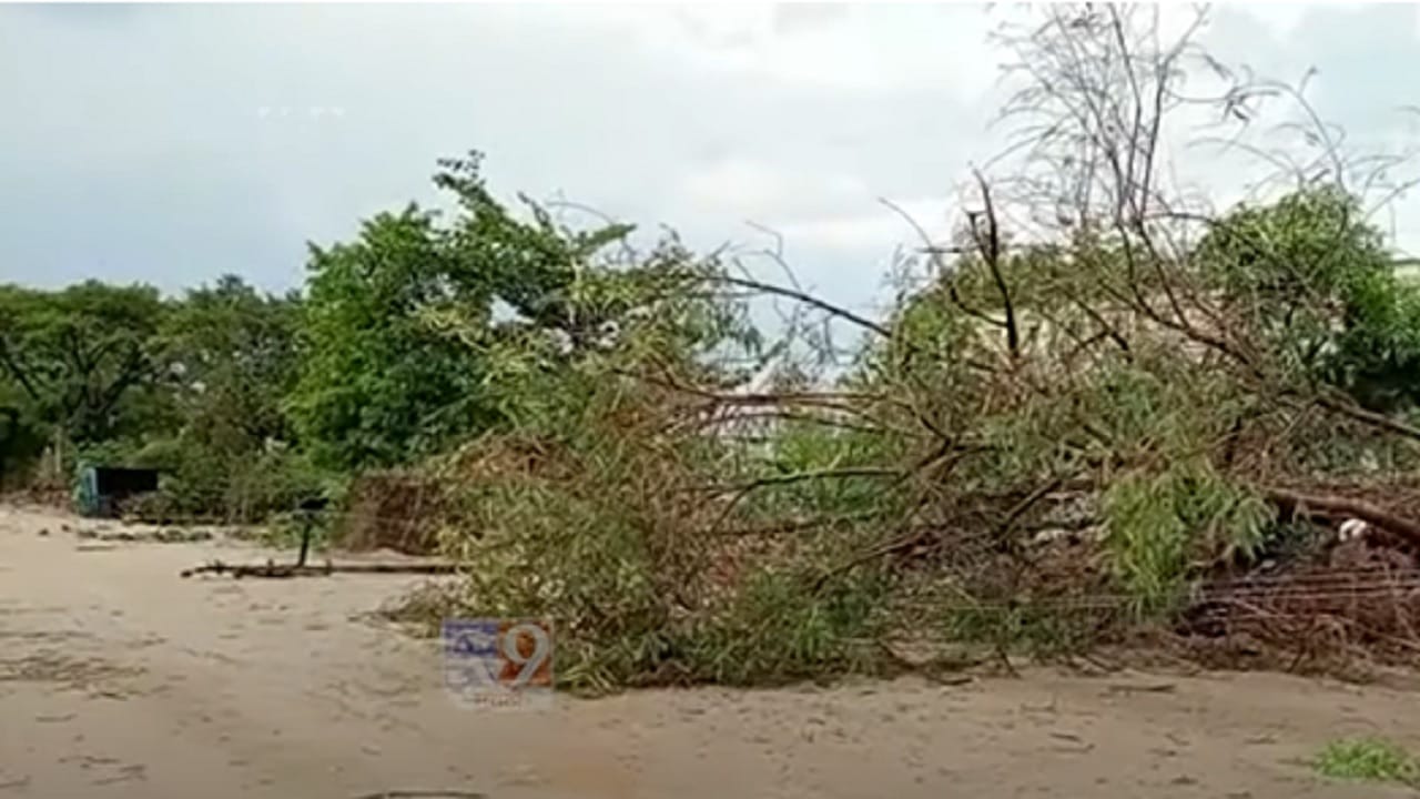 नांदेडच्या बिलोली तालुक्याला अवकाळीनं झोडपलं, फळबागांसह घरांचं नुकसान ...