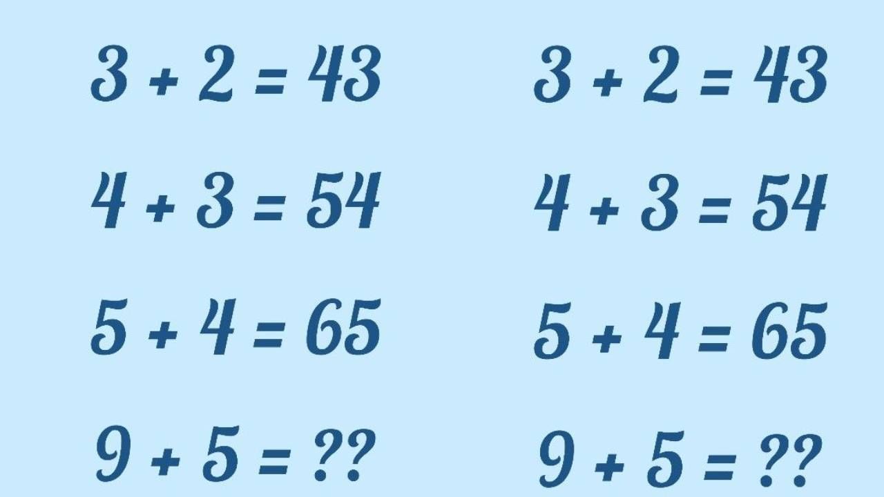ब्रेट टिझर! हे गणित सोडवून दाखवा - Marathi News | Solve the maths ...