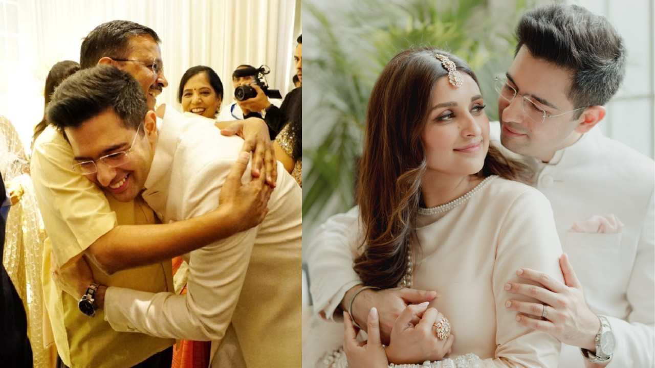 अरविंद केजरीवाल ते आदित्य ठाकरे... राघव चड्ढा अन् परिणिती चोप्राच्या ...