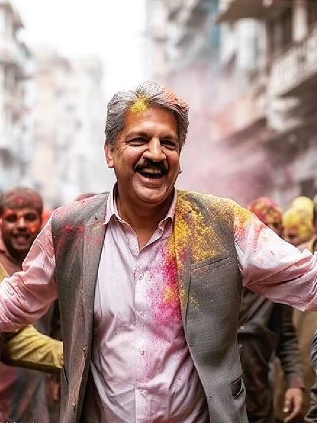 मार्क झुकरबर्ग, एलन मस्क यांनी खेळली होळी! आनंद महिंद्रा यांनी व्यक्त ...