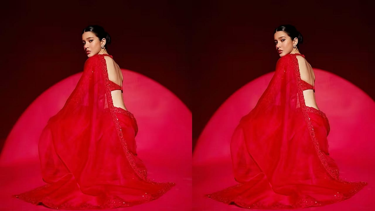 लाल रंगाच्या साडीत फुललं Shanaya Kapoor हिचं सौंदर्य; सर्वत्र फोटोंची चर्चा - Marathi News ...