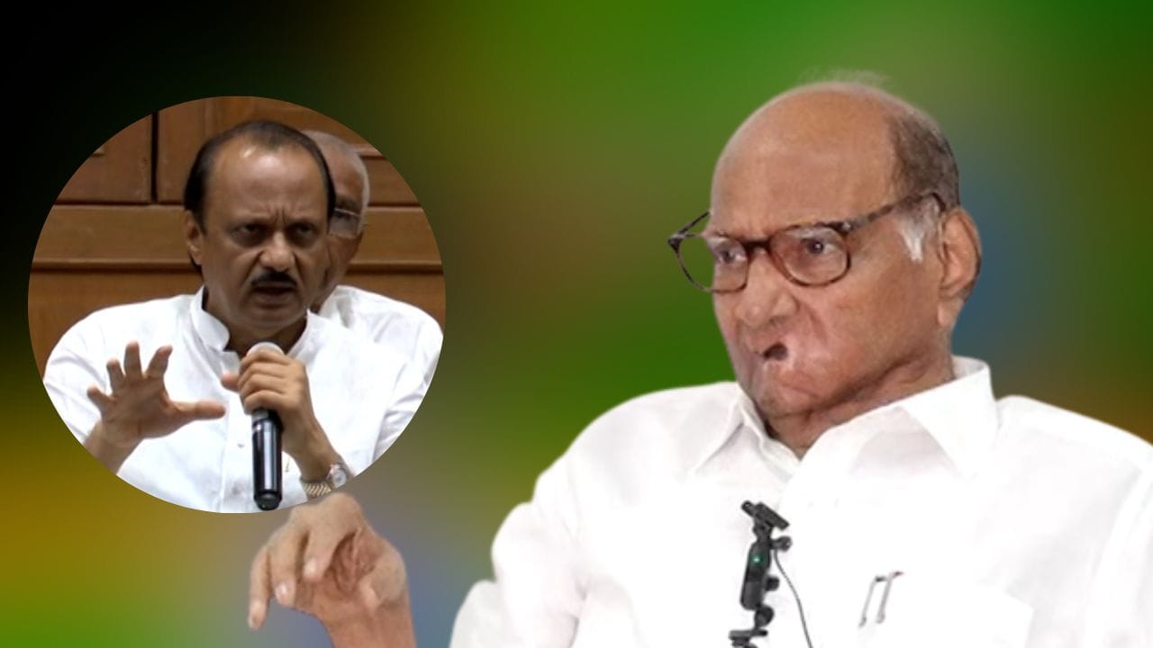 Ajit Pawar : अखेर शरद पवार यांची कबुली, अजित पवार यांनी पक्ष फोडला ...