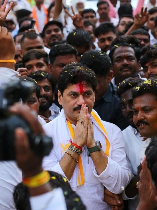 Dhananjay Munde : महाराष्ट्राची तोफ, धनंजय मुंडे यांचं बीडमध्ये जंगी ...