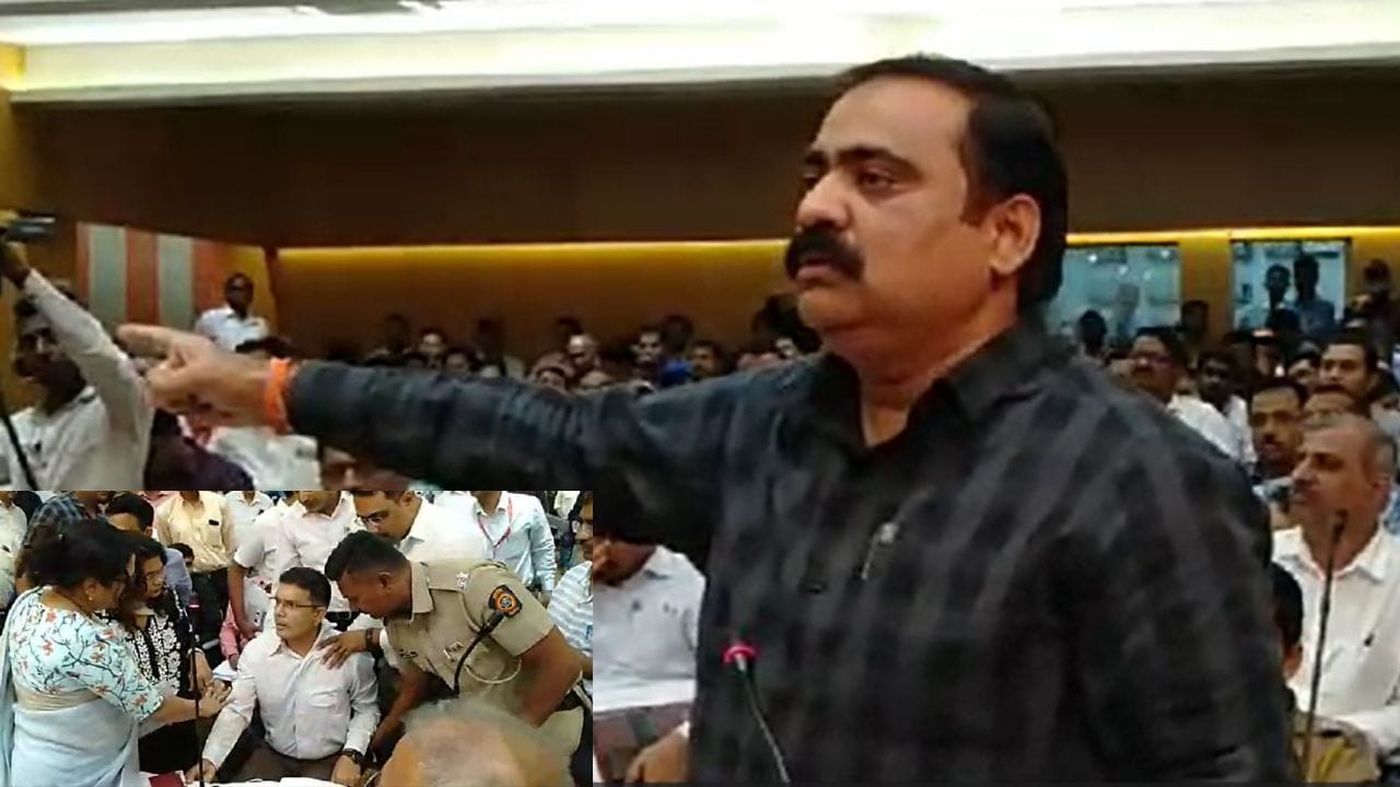 शिवसेना आमदार सुहास कांदे संतापताच भर बैठकीत अधिकाऱ्याची प्रकृती बिघडली ...
