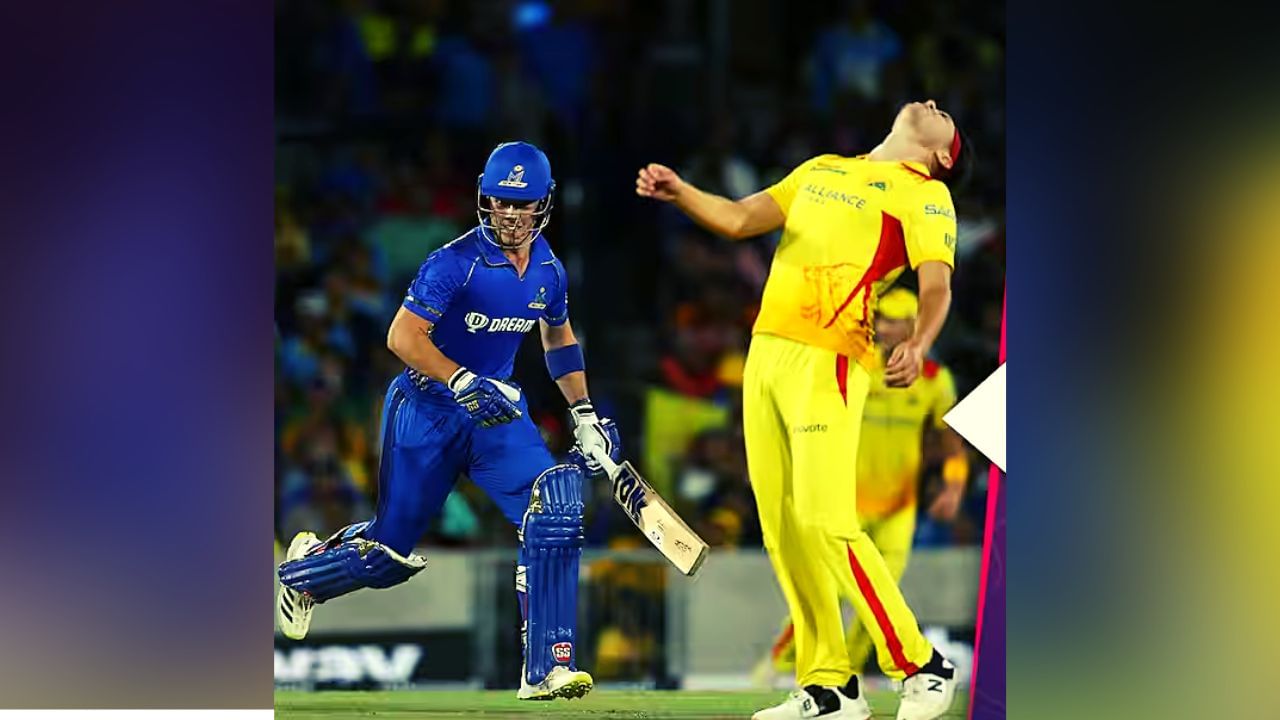 MI New York : मुंबई इंडिअन्स संघाने सुपर किंग्जचा धुराळा करत गाठली ...