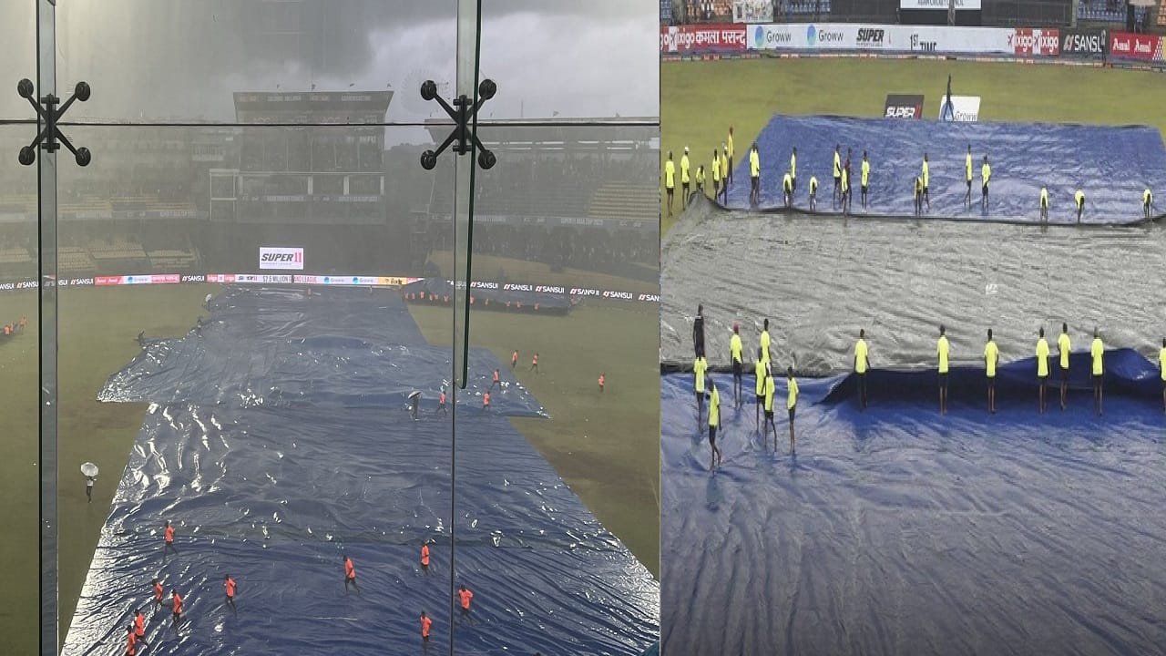 PAK vs IND Rain | टीम इंडिया-पाकिस्तान सामन्यात पावसाने 'खेळ मांडला ...