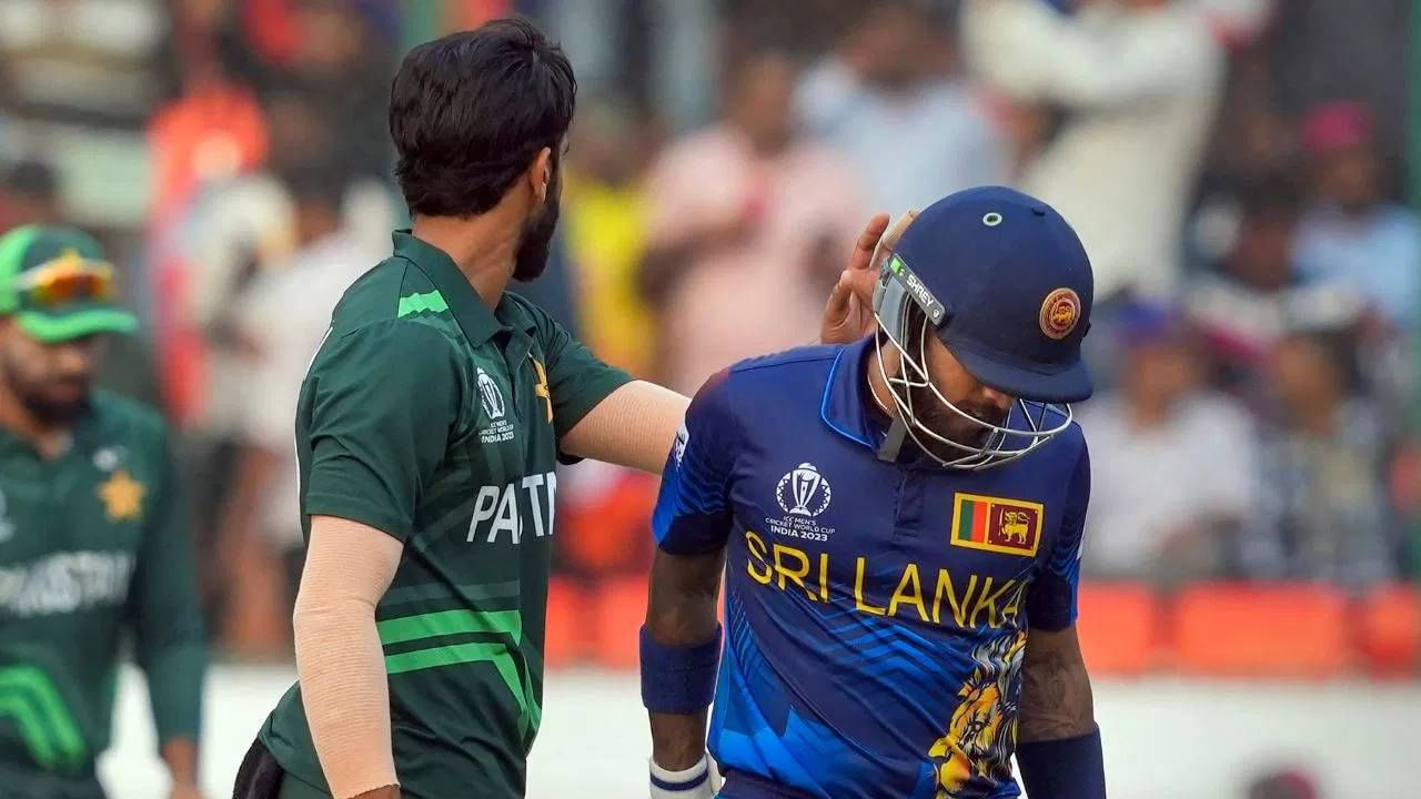 PAK vs SL : श्रीलंकन फलंदाजासोबत पाकिस्तानी खेळाडूंची बेईमानी? सोशल ...