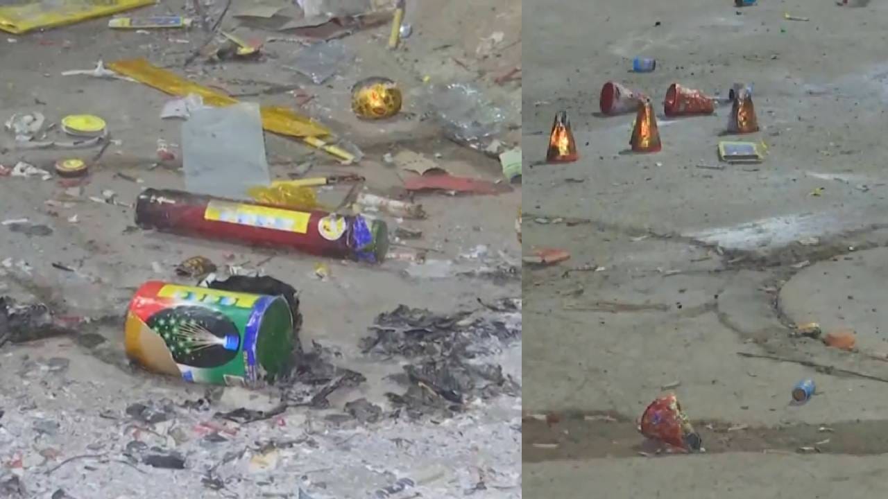 मुंबई, पुणे, पिंपरी चिंचवडची हवा बिघडली; 'या' फटाक्यांमुळे वाढले प्रदूषण - Marathi News | Mumbai ...