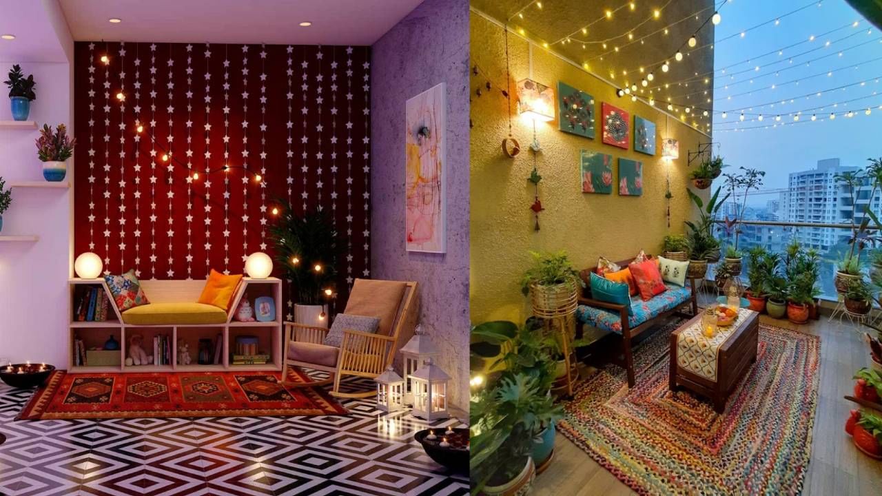 Diwali Decoration । शेवटच्या क्षणी ठरलं "घर सजवायचं" तर फॉलो करा या ...