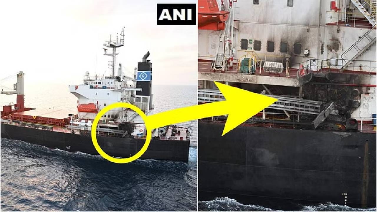 INS Visakhapatnam | 9 भारतीय असलेल्या जहाजावर ड्रोन हल्ला, अदनच्या ...