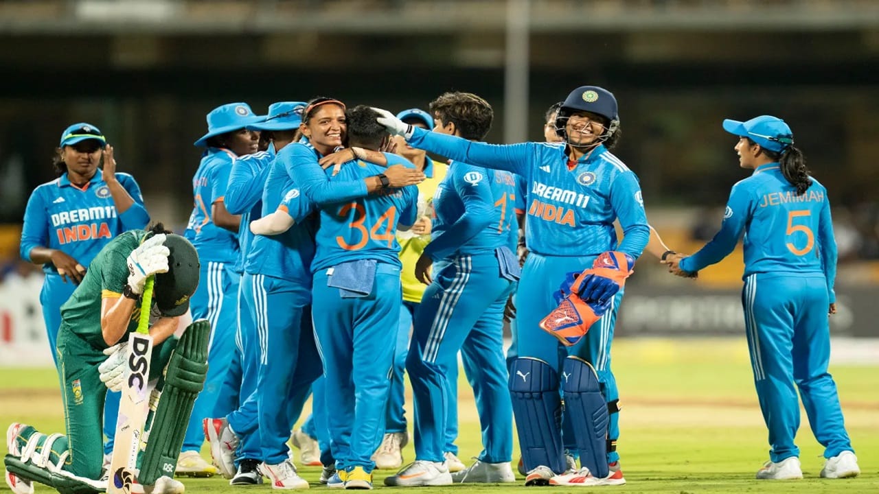 WIND vs WSA: टीम इंडियाचा शेवटच्या बॉलवर थरारक विजय, दक्षिण आफ्रिकेवर 4 ...