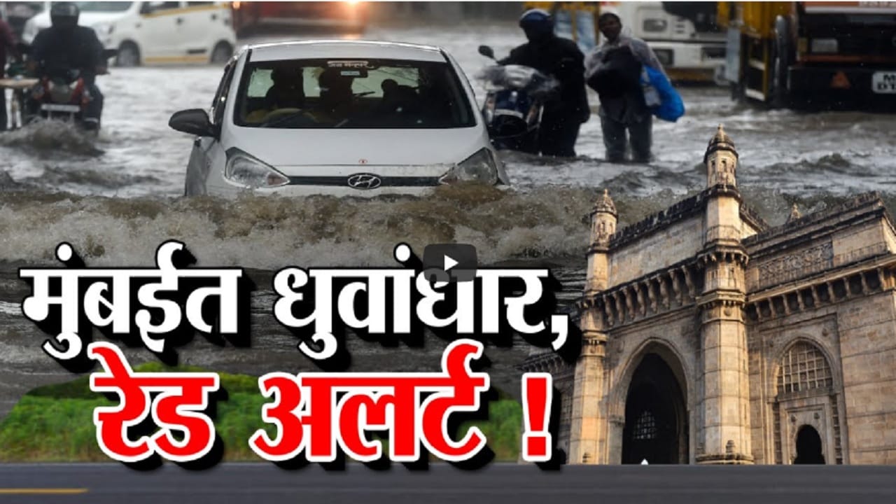 Mumbai Rain Update : आठवड्याच्या पहिल्याच दिवशी धुव्वाधार... मुसळधार पावसानं दाणादाण, कुठं काय ...