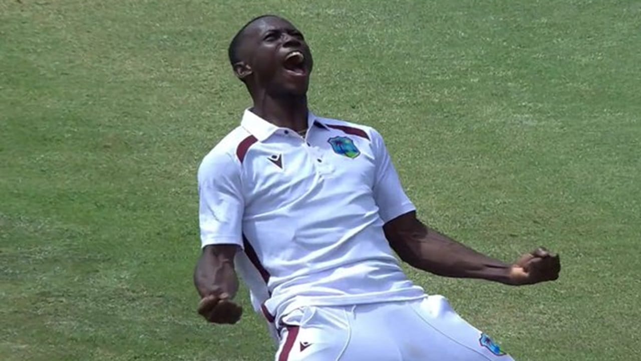 Shamar Joseph चा जोरदार पंच, दक्षिण आफ्रिके विरुद्ध 5 विकेट्स - Marathi ...