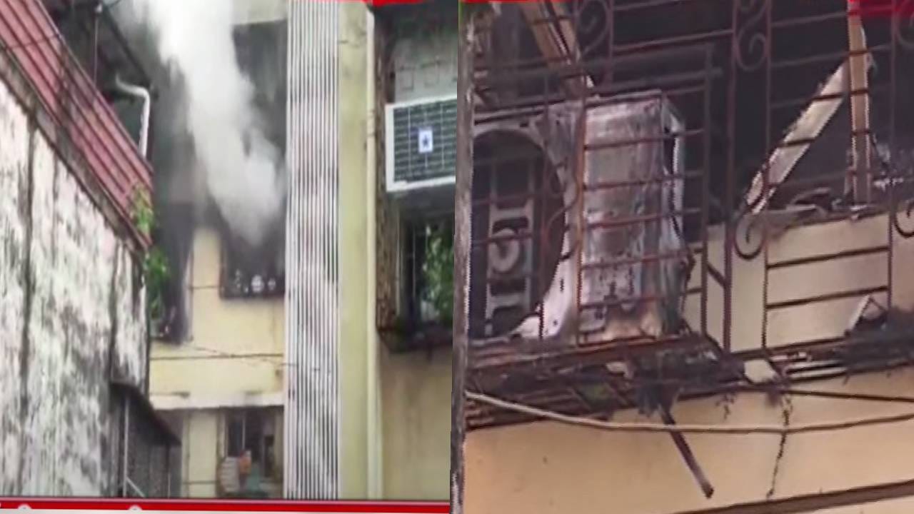 माहीम परिसरात रहिवासी इमारतीमध्ये भीषण आग - Marathi News | Fire in ...