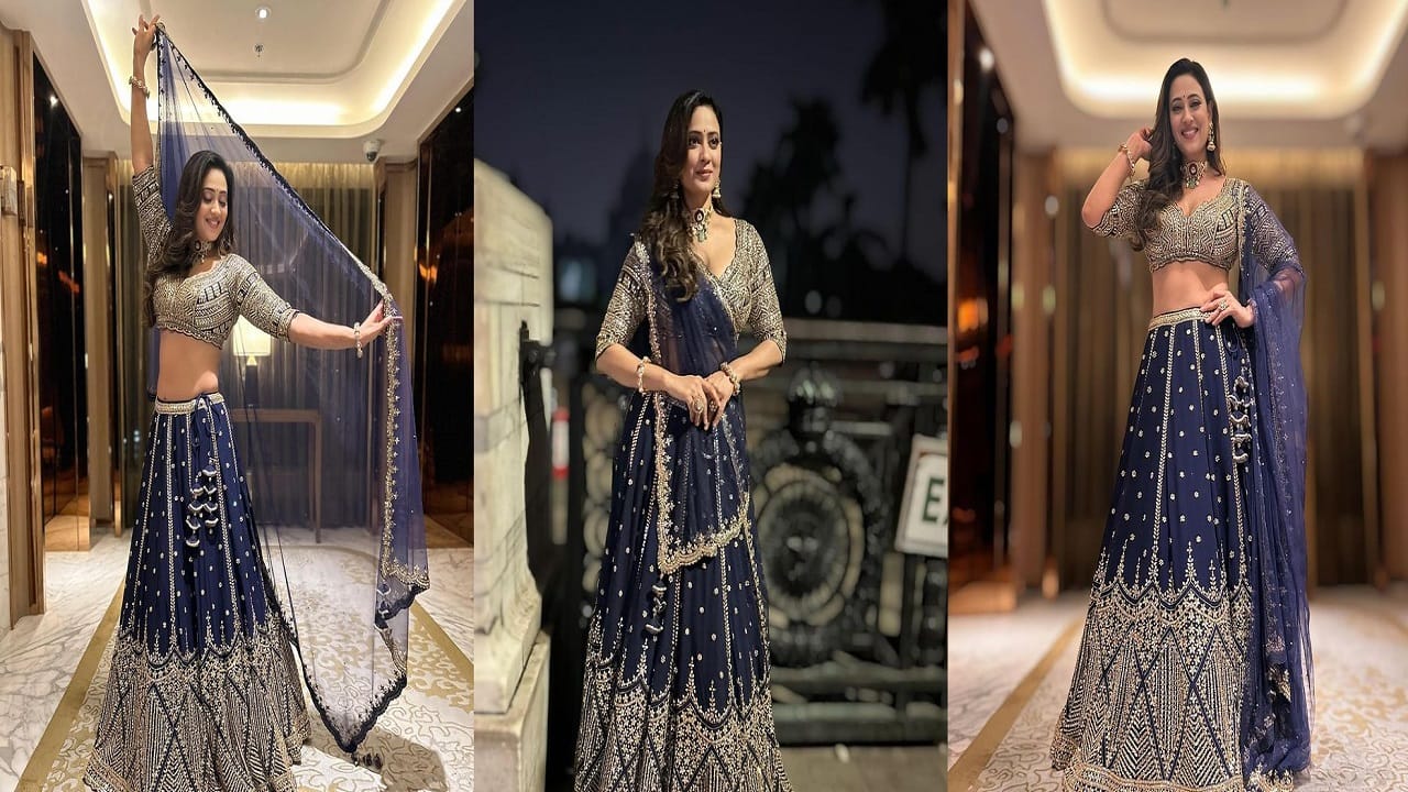 लेहेंग्यात श्वेता तिवारीच्या दिलखेच अदा, चाहत्यांच्या चुकला काळजाचा ...