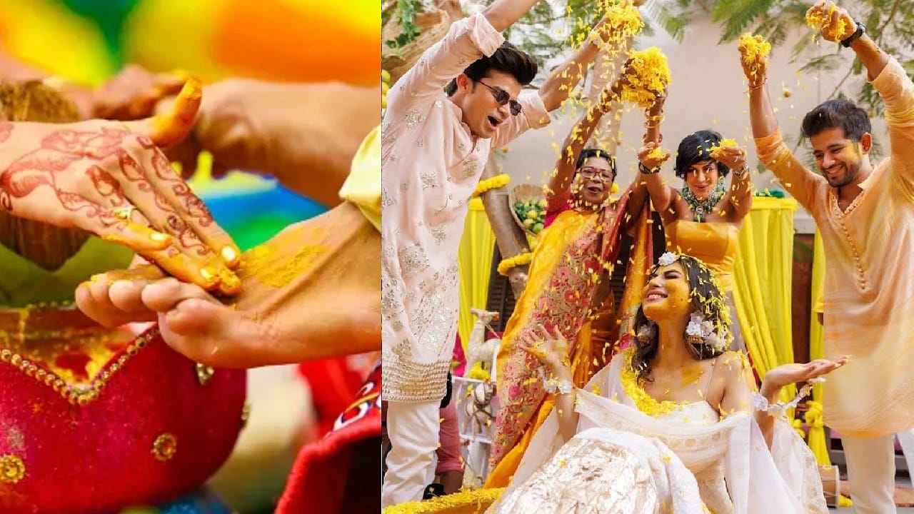 लग्नात नवरा-नवरीला हळद का लावतात?. हळद लावण्याचे काय आहेत फायदे ...