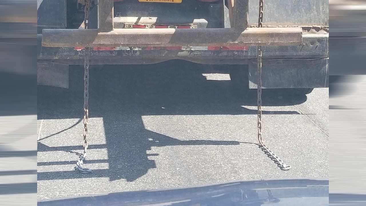 ट्रकच्या मागे लोखंडी साखळी का लोंबकळत असते? माहीत्ये का ? - Marathi ...