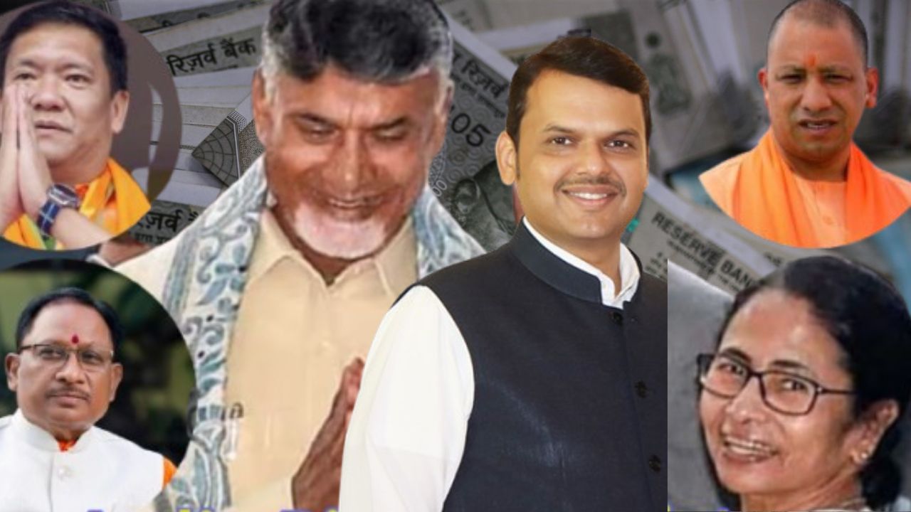 देशभरातील मुख्यमंत्र्यांच्या संपत्तीची यादी, सर्वात श्रीमंत मुख्यमंत्री ...