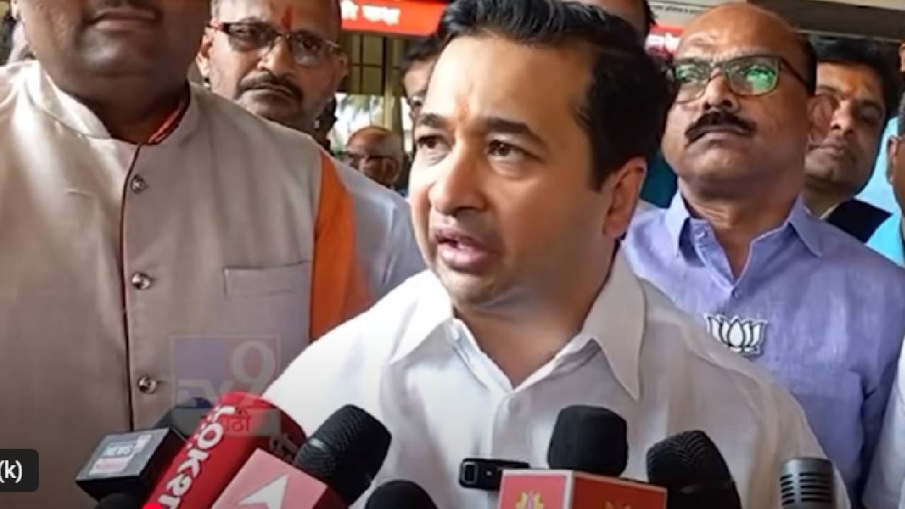 EVM वर बोलणारी तीन माकडं आज गायब - नितेश राणेंचा हल्लाबोल - Marathi ...
