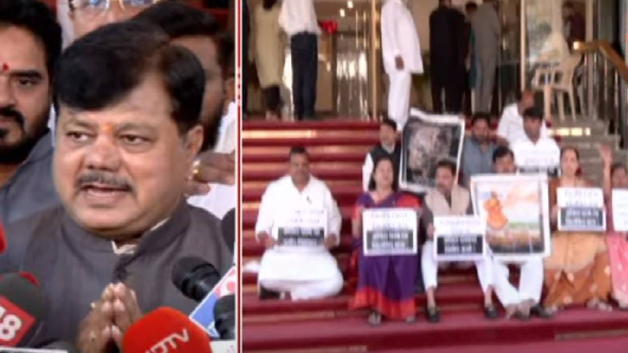 Pravin Darekar : अभिभाषण गेलं कबुतराच्या भोकात म्हणणाऱ्या अनिल परब ...