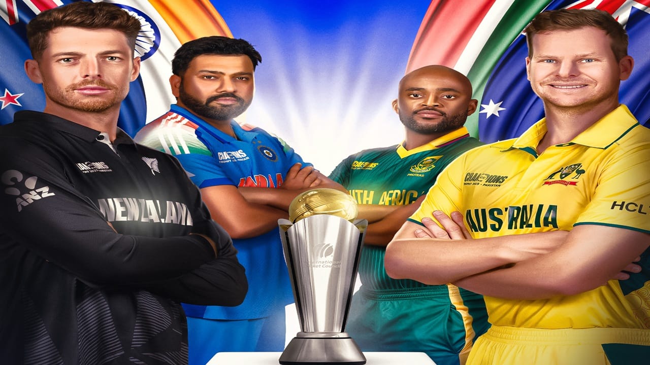 Champions Trophy 2025 : उपांत्य फेरीतील 4 संघांनंतर आता प्रतिस्पर्धी ...