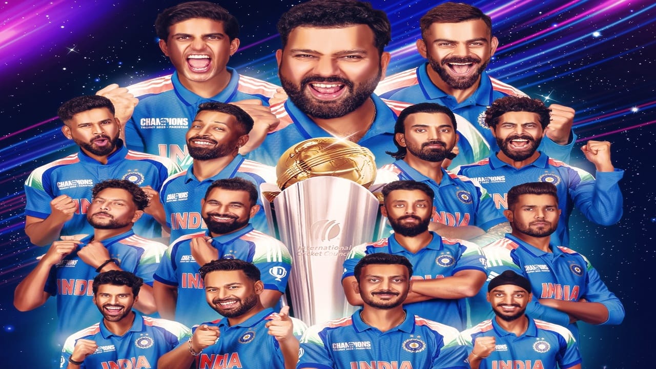 Icc Champions Trophy 2025 : टीम इंडियाचा चॅम्पियन्स ट्रॉफी जिंकताच ...