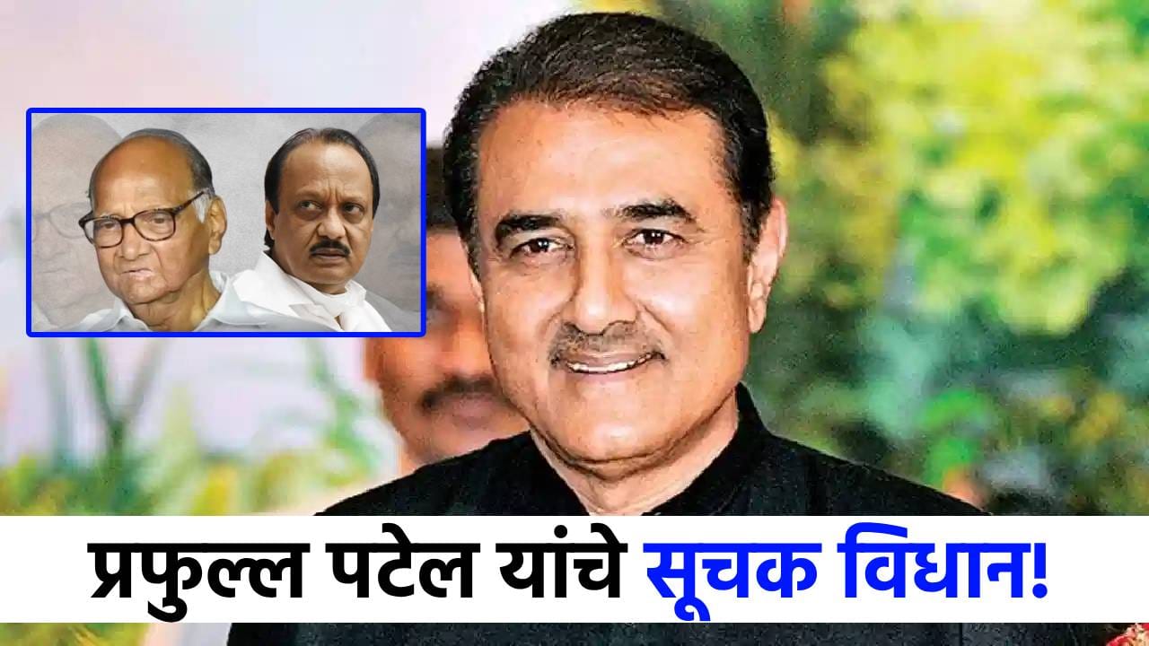 दोन्ही राष्ट्रवादी एकत्र येणार का? प्रफुल्ल पटेल यांचे सूचक विधान, म्हणाले याची चर्चा ...
