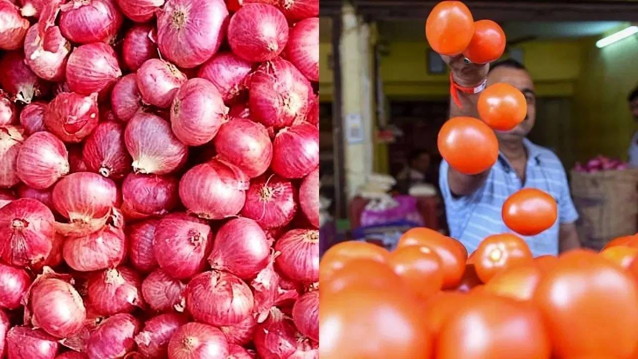 Tomato-Onion Rate : अवकाळीचा शेतकरीच नाही तर ग्राहकांना पण फटका; टोमॅटो ...