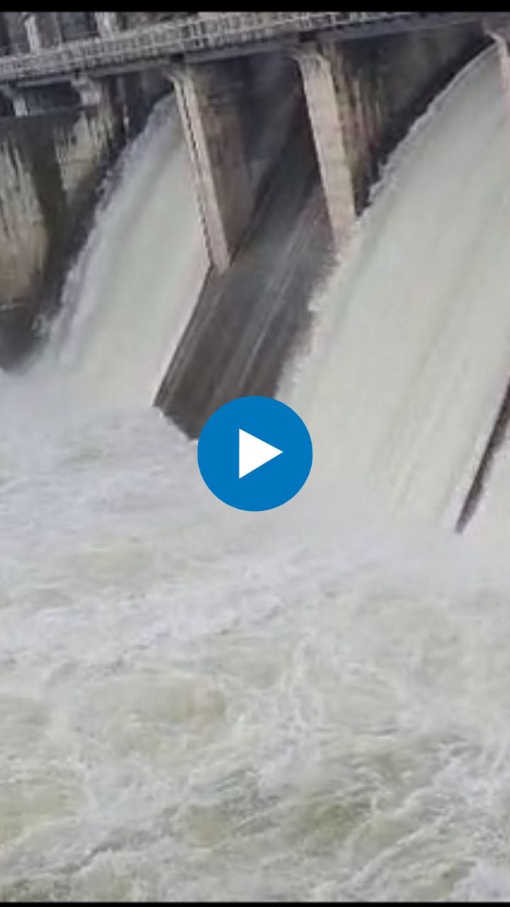 मांजरा धरणाचे सहा दरवाजे उघडले laturs manjara dam flood warning marathi ...