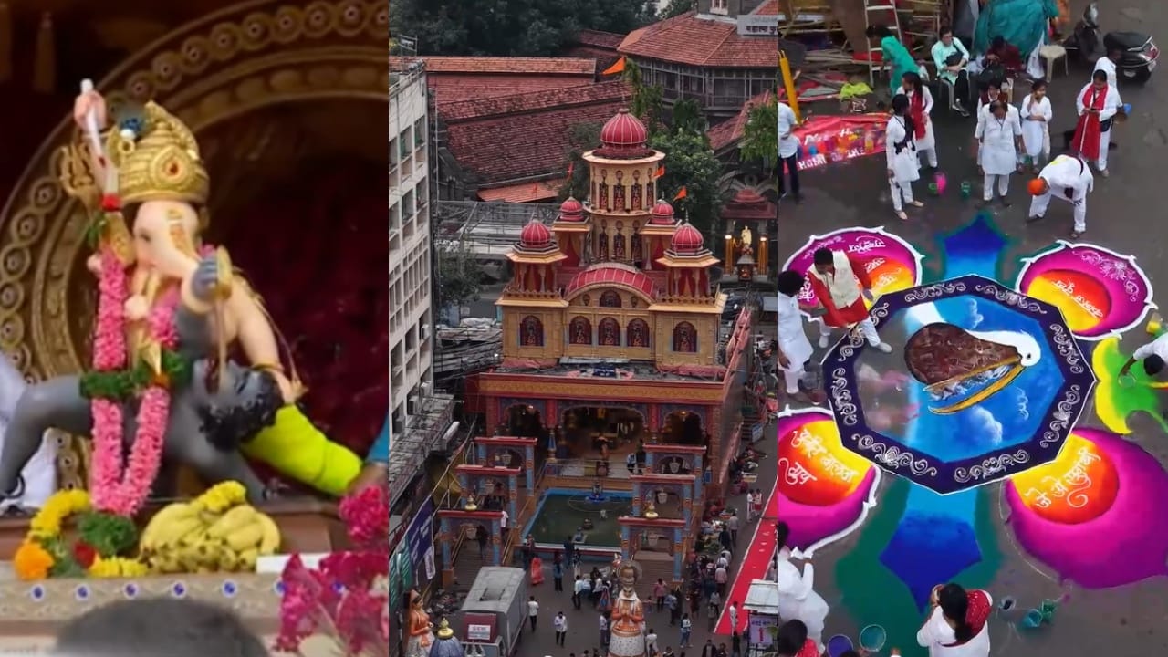Pune Ganpati Visarjan 2025 : पुण्यात गणेश विसर्जनाचा उत्साह शिगेला ...