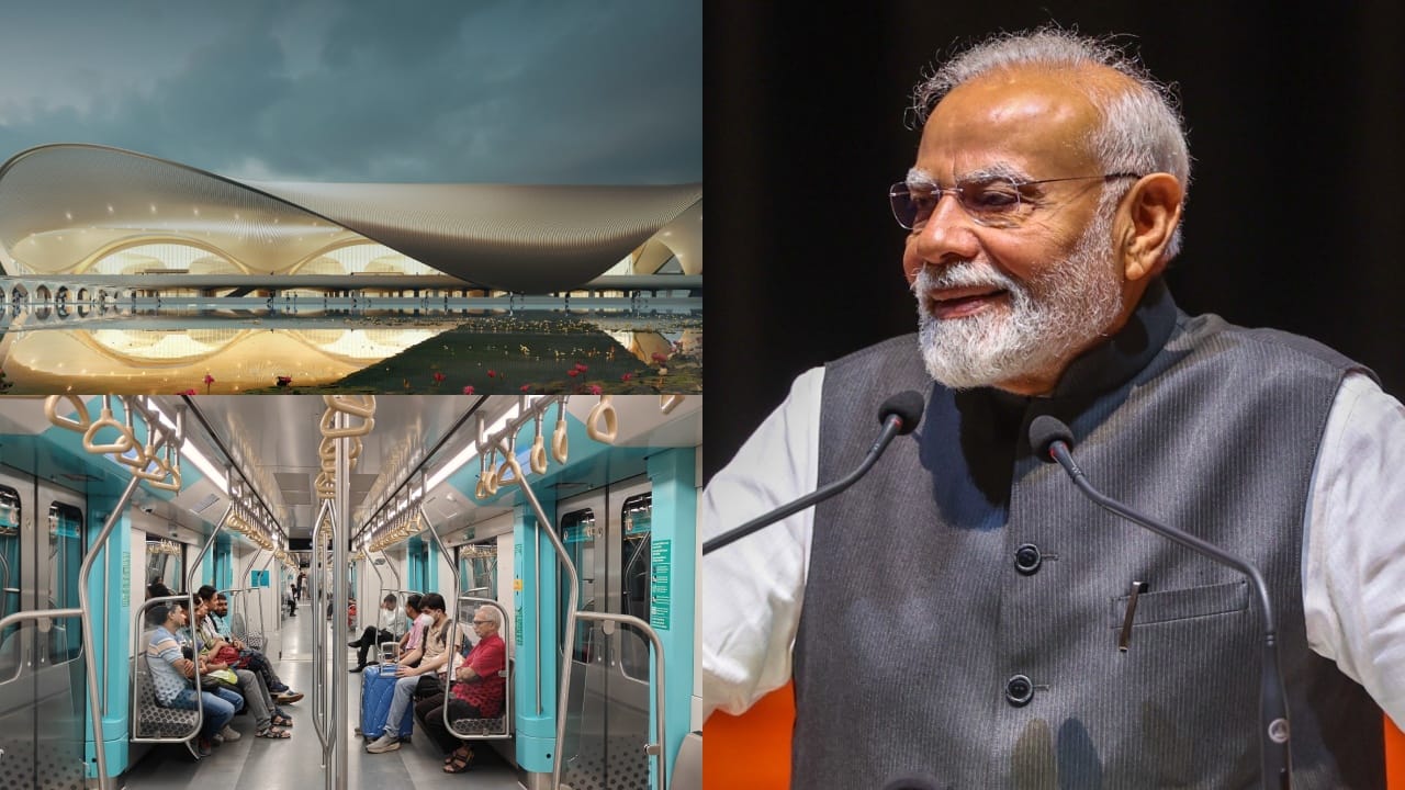 पंतप्रधान नरेंद्र मोदी आज मुंबईत, नवी मुंबई विमानतळ आणि मेट्रो 3 च्या ...