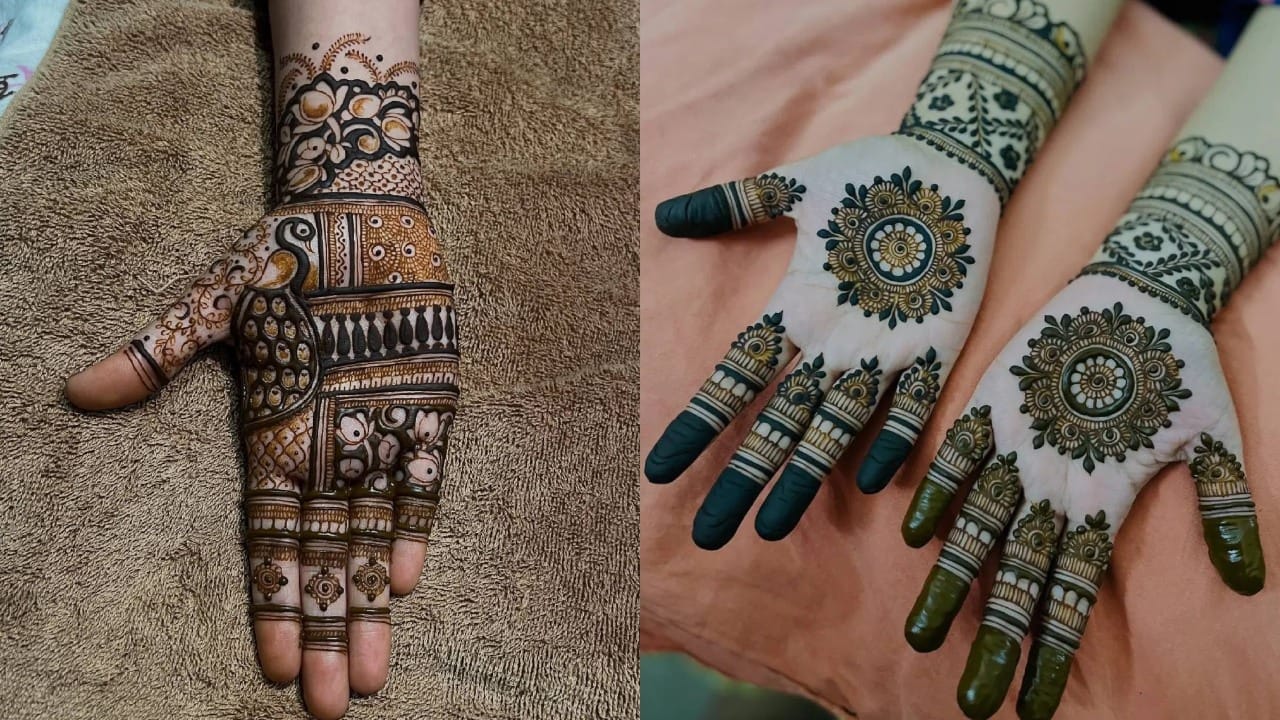 Bhaubeej Mehandi Design : भाऊबीजेसाठी मेहंदी काढायची, पण युनिक डिझाईनच ...